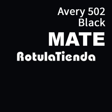 NEGRO MATE 502 VINILO ADHESIVO